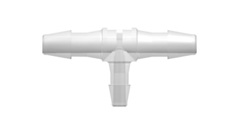 T-shaped reduced hose coupling with 200 Series hose nipples